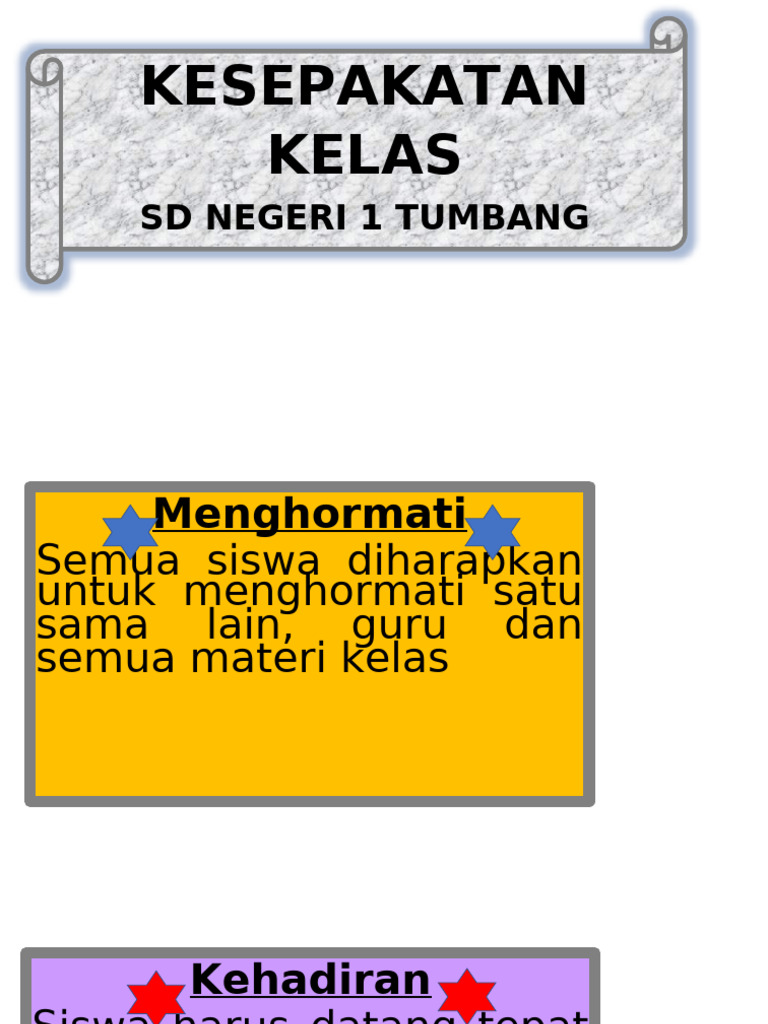 Kesepakatan Kelas Pdf