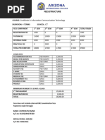 Allen Fee Structure | PDF