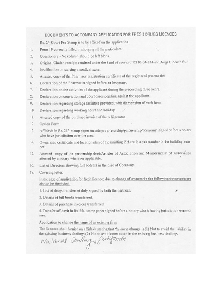 Retaildruglicenceform | PDF
