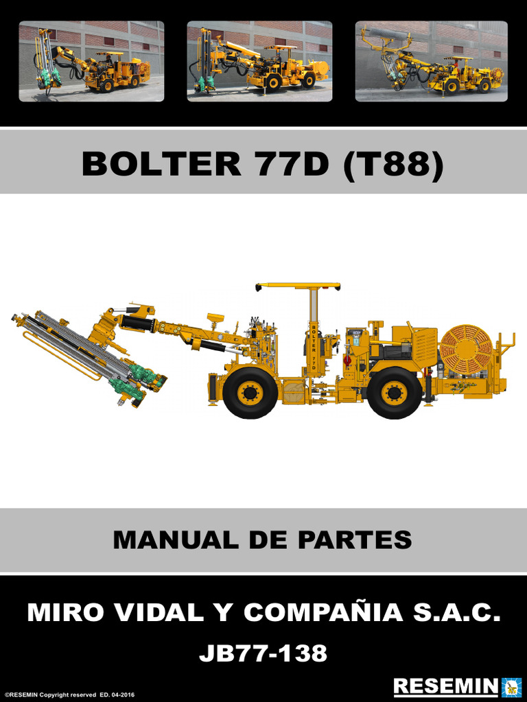 JB77-138_BOLTER 77D (T88) - MIRO VIDAL | PDF | Tecnología de vehículos ...