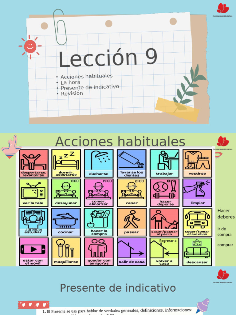 A1.1-Leccion 9 | PDF | Lingüística