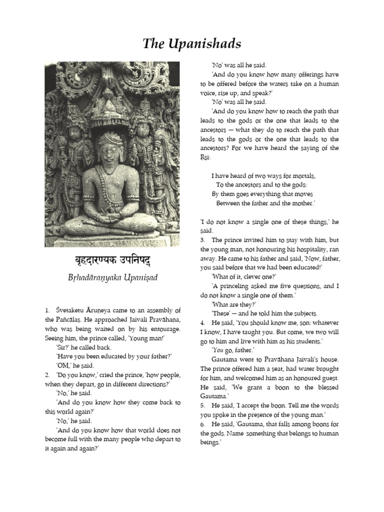 The Upanishads | PDF | Ātman (Hinduism) | Moksha