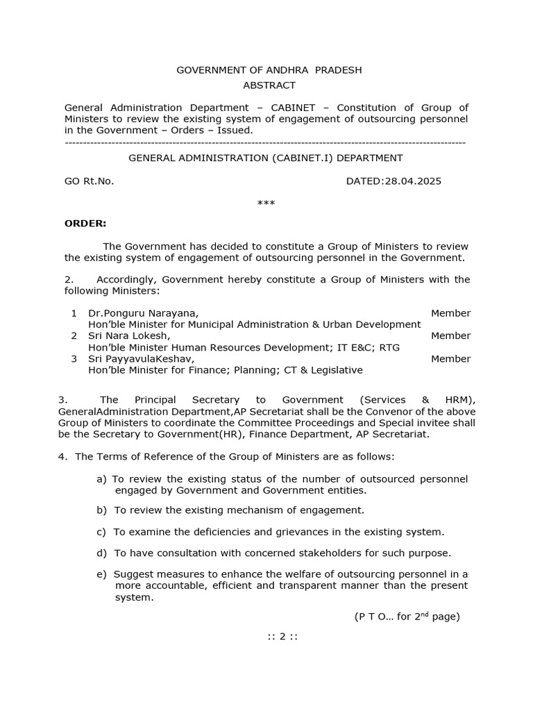 APCOS GoM GO - 250428 - 163430 | PDF | Government