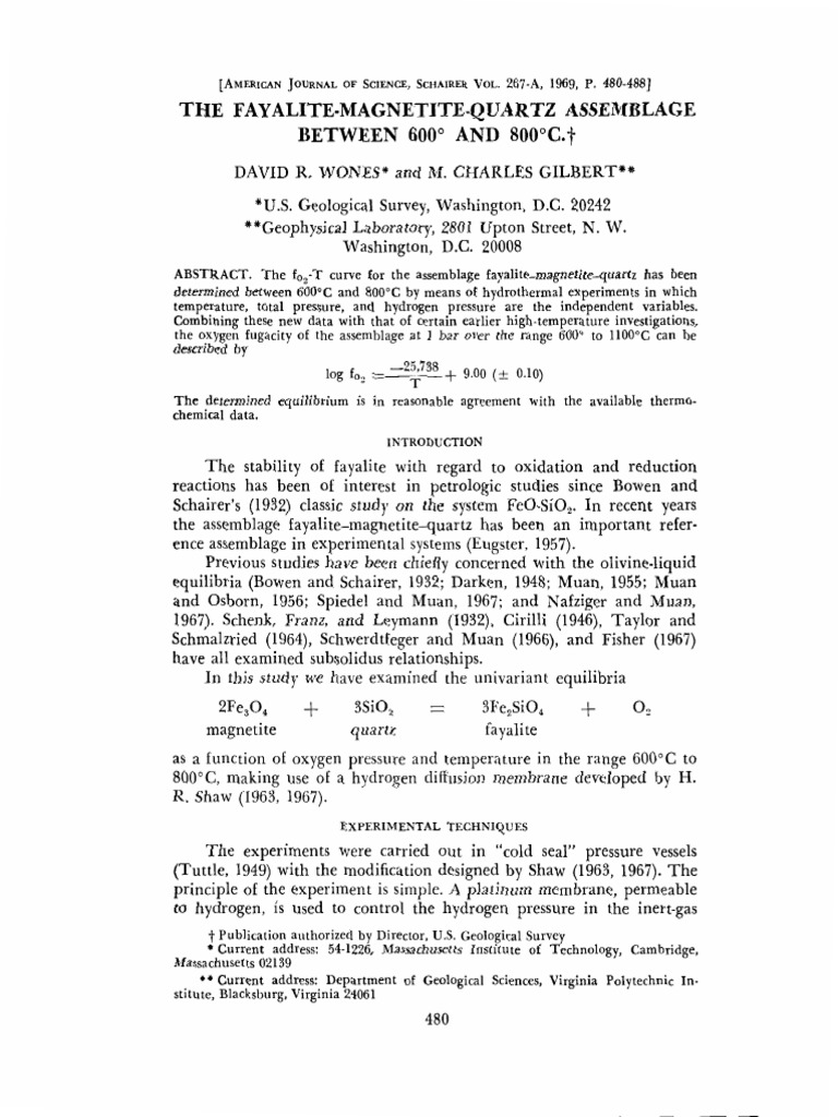 Fayalite Assemblage | PDF