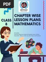 Class 8 Maths Lesson Plan | PDF