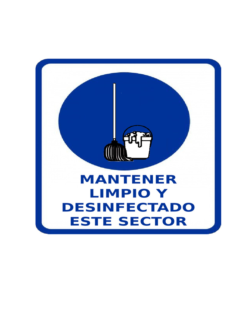 Mantener Limpio y Desinfectado | PDF