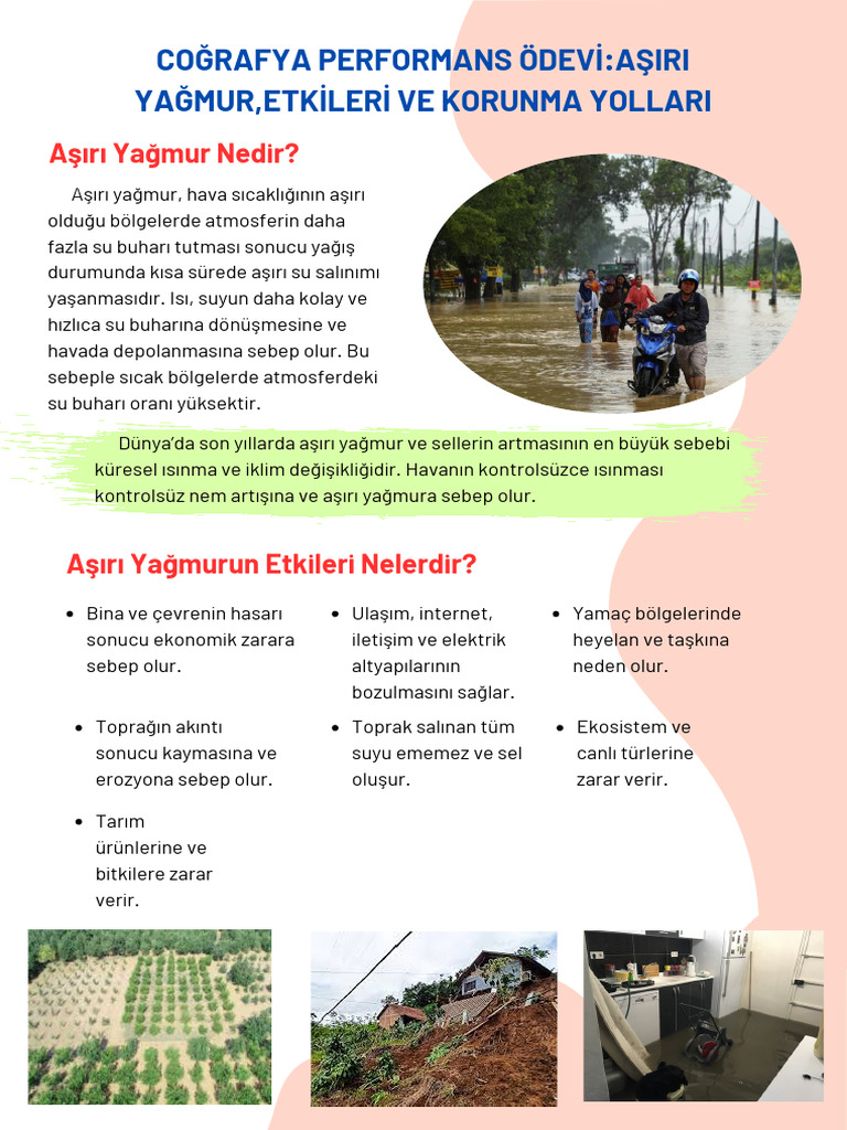 Coğrafya Performans Ödevi̇ | PDF