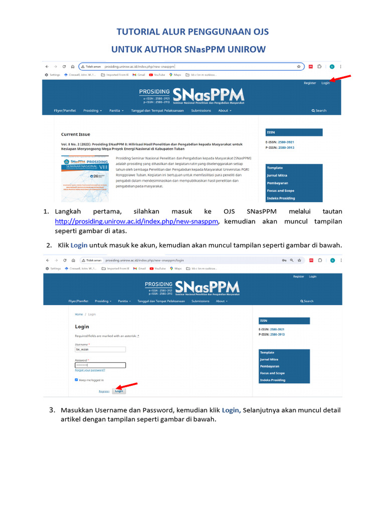 Tutorial Penggunaan Ojs Untuk Author-1 | PDF