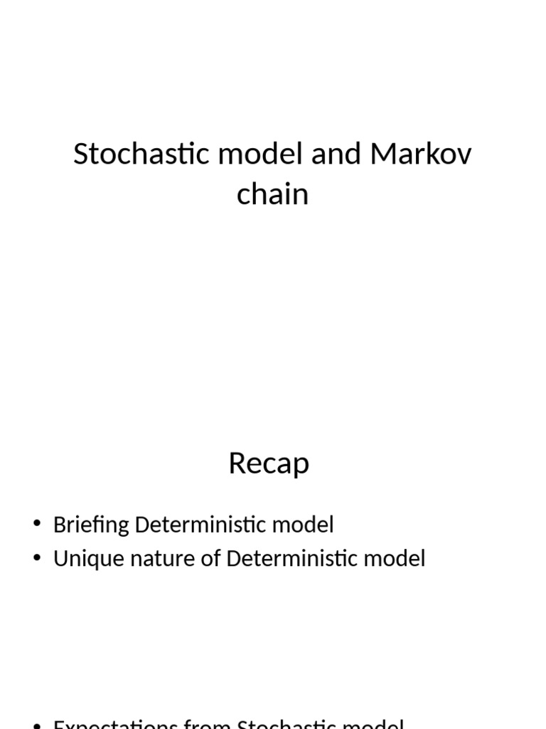 Chapter 1.3 Markov Chain | PDF | Stochastic Process | Probability ...