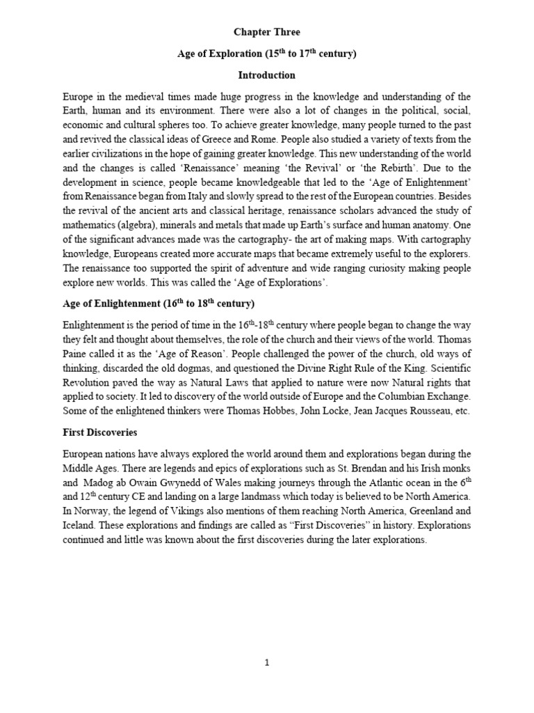 Chapter 3 (Age of Explorations) Compressed 2 | PDF | Atlantic Slave ...
