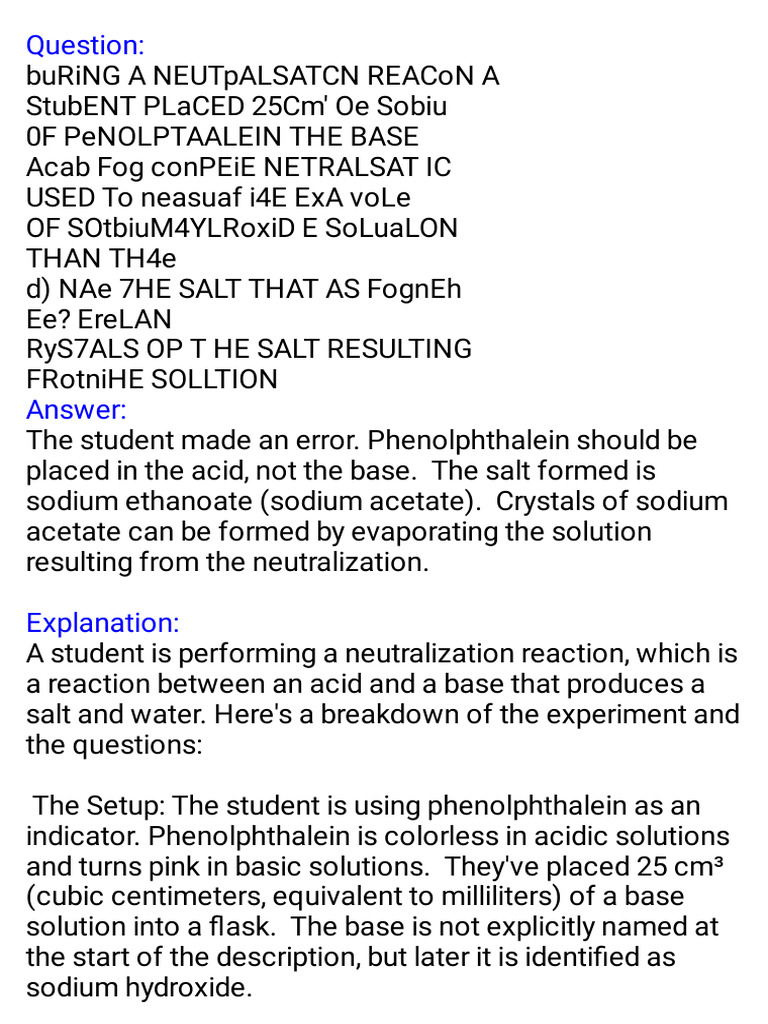 QuickSolve20250506 204953 | PDF | Sodium Chloride | Sodium Hydroxide