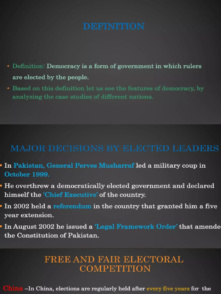 Democracy Class 9 | PDF