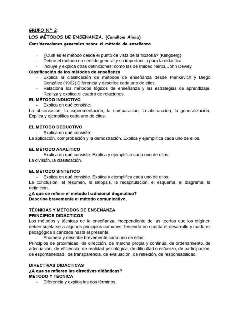 2 Parcial Integ. Pract, Enseñ | PDF | Enseñando | Método de enseñanza