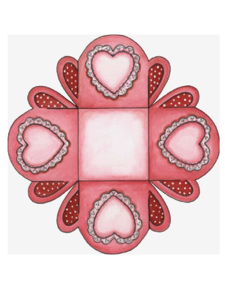 Cajita San Valentin Con Aletitas Pdf