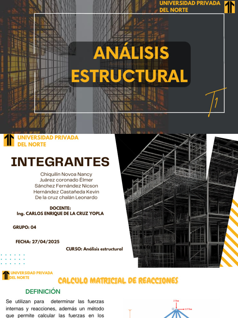 Analisis Estructural | PDF | Braguero | Rigidez