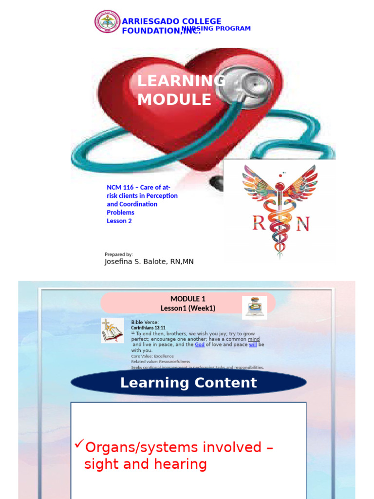 2A 2025 NCM 116 Lesson 2 EYE EAR | PDF | Retina | Ear