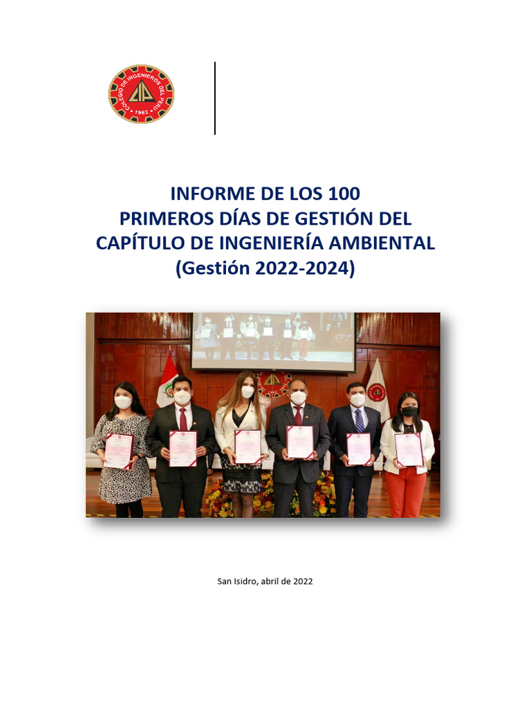 Informe 100 Dias CIA | PDF | Perú | Entorno natural