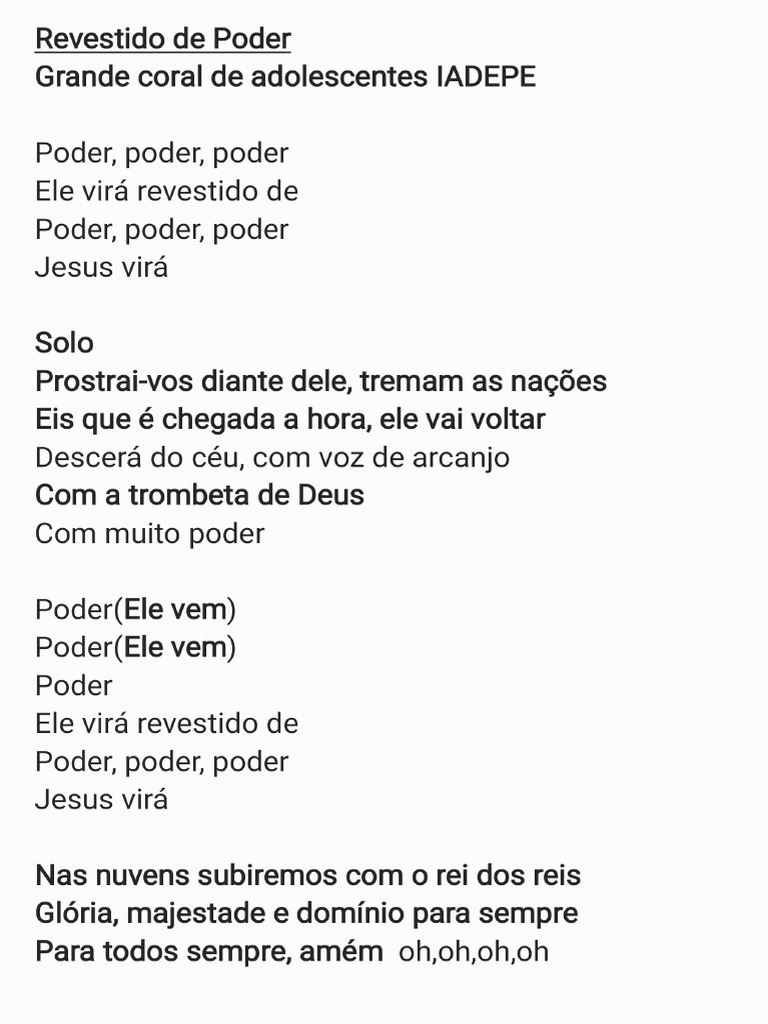 Revestido de Poder 250216 161913 | PDF