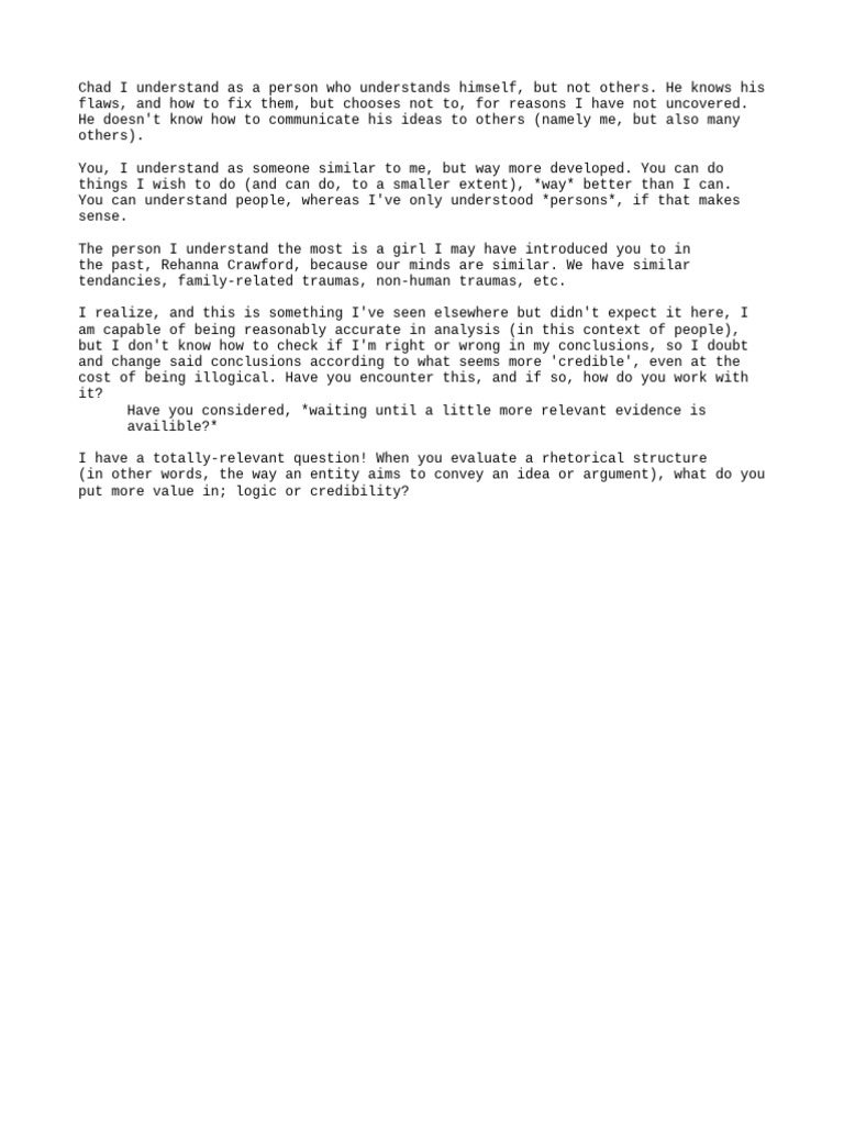 Conversation With Forrest | PDF