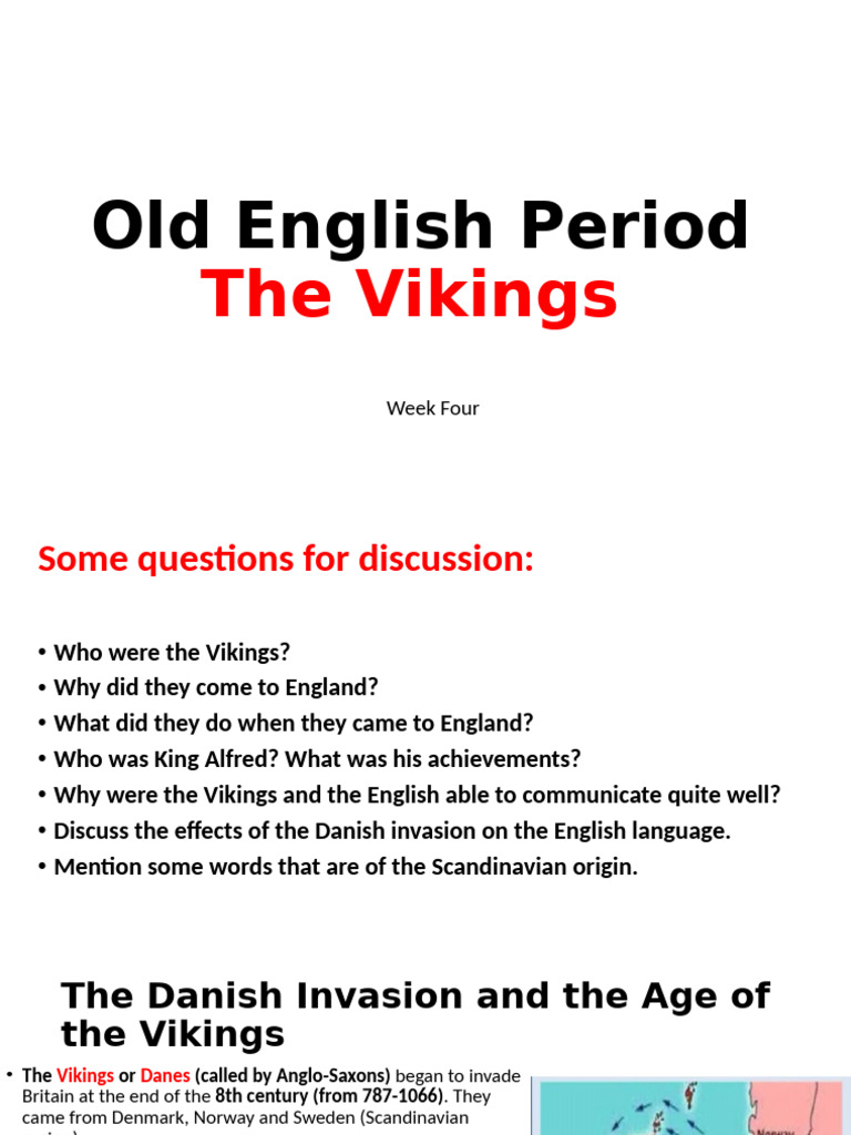 Viking Influence on Old English Language | PDF | Danelaw | Vikings
