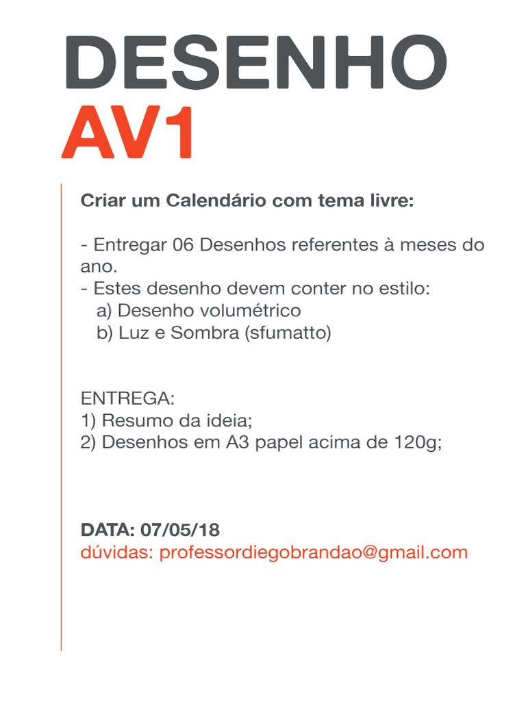 Av1 Desenho | PDF