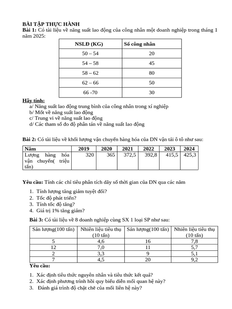 BT TH C Hành NLTK+TKKD K75 | PDF