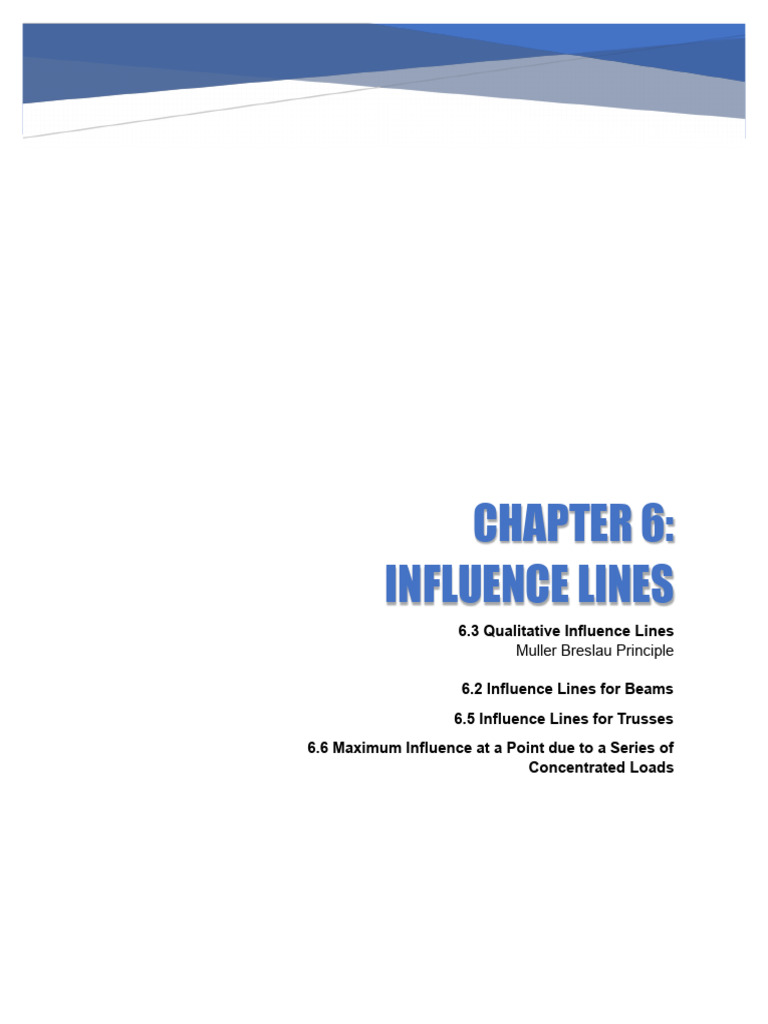 Influence Lines | PDF