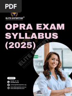 OPRA Exam: 240 Practice Questions | PDF | Pharmacokinetics ...
