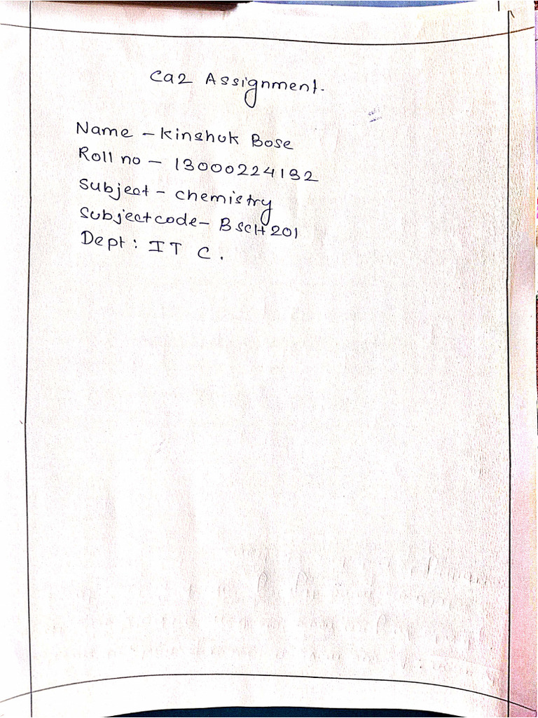 CA2 13000224132 KinshukBose ITC | PDF