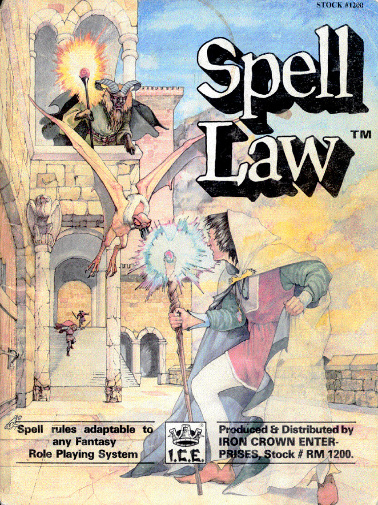 ICE 1200 - Rolemaster 1E Spell Law | PDF