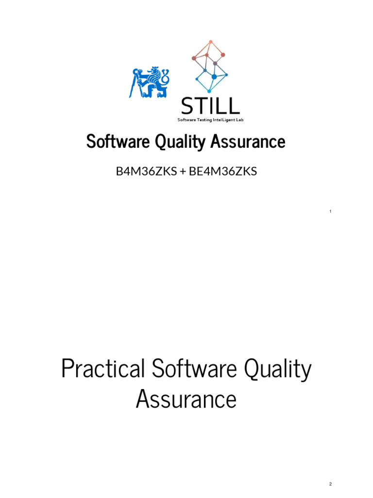 Software Quality Assurance | PDF | Software Testing | Quality Assurance