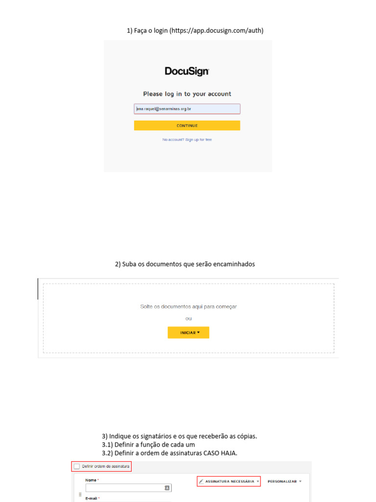 TUTORIAL DOCUSIGN | PDF
