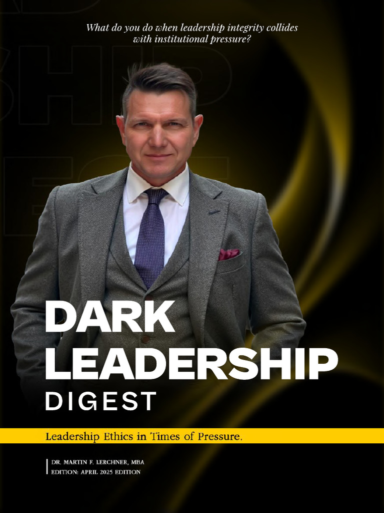 Dark Leadership Digest Min | PDF | Psychopathy