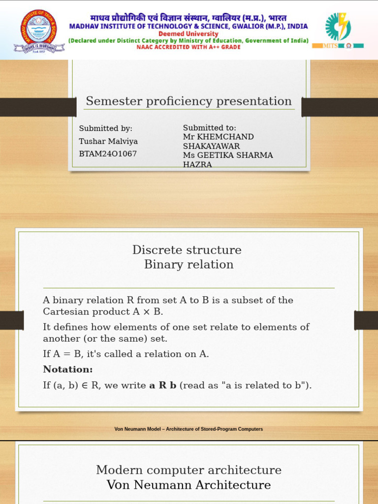 Semester Proficiency Presentation | PDF