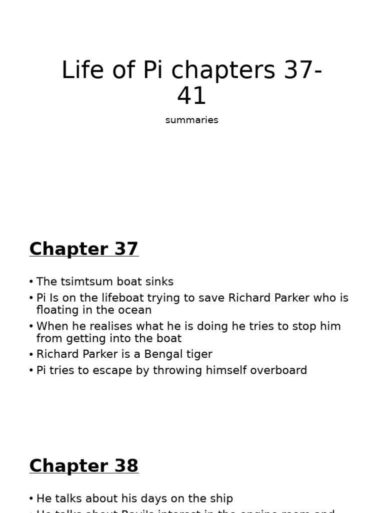 Chapter 37-41 | PDF