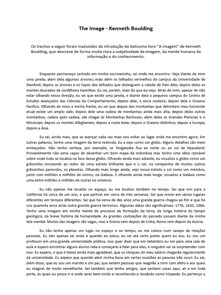 9 A Imagem Kenneth-Boulding | PDF