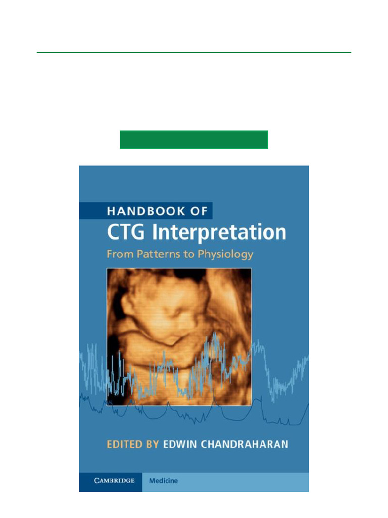 Handbook of CTG Interpretation From Patterns To Physiology High-Quality Download | PDF ...