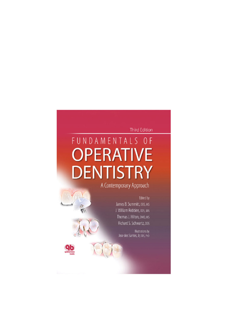 Fundamentals of Operative Dentistry 3rd Edition by James Summitt ...