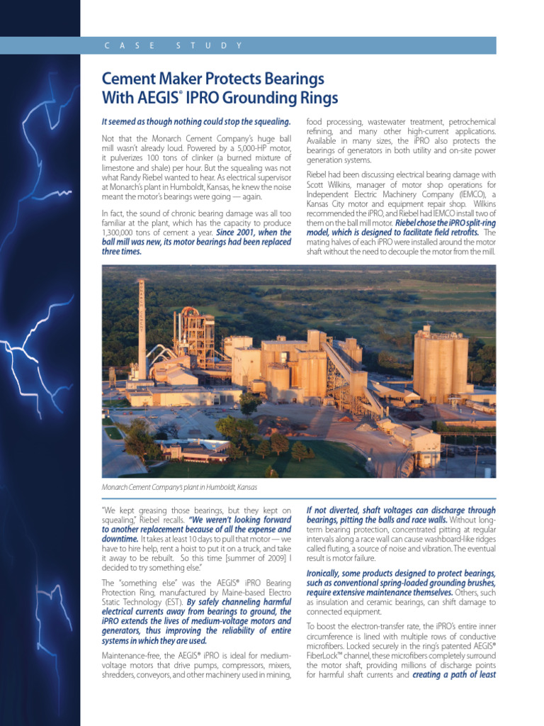 AEGIS_CS_Monarch Cement (1) | PDF | Mechanical Engineering | Electrical ...