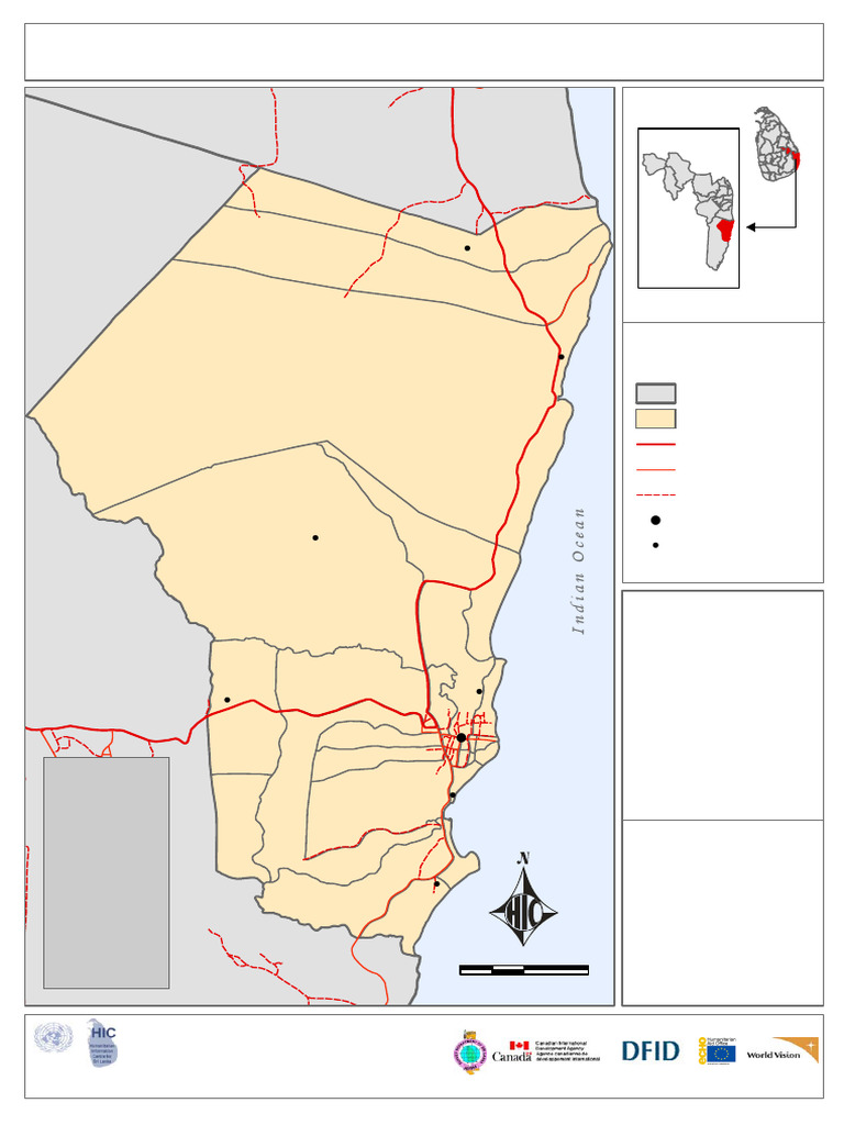Pottuvil District Location Map | PDF