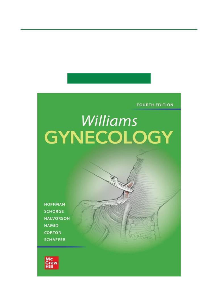 Williams Gynecology, 4th Edition Entire PDF Ebook | PDF | Ovarian Cancer | Urinary Incontinence