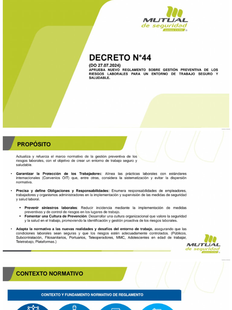 Presentacion Decreto 44 | PDF