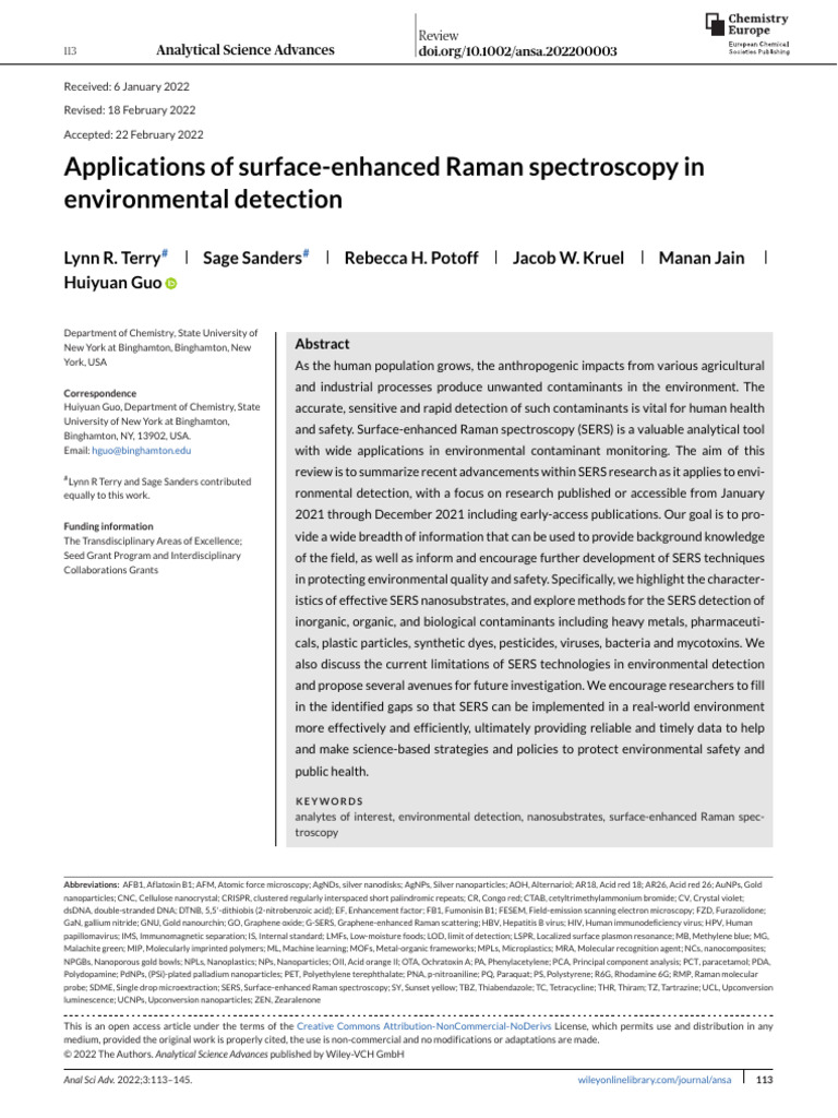Ansa 3 113 | PDF | Raman Spectroscopy | Materials Science
