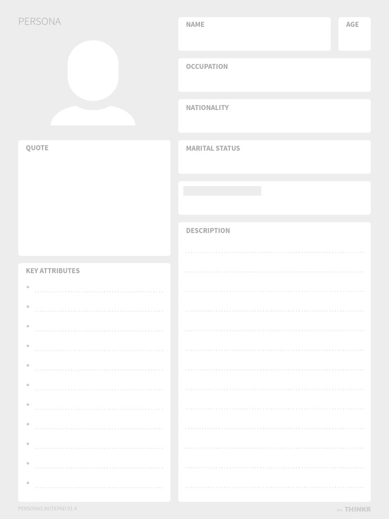 Persona Template | PDF