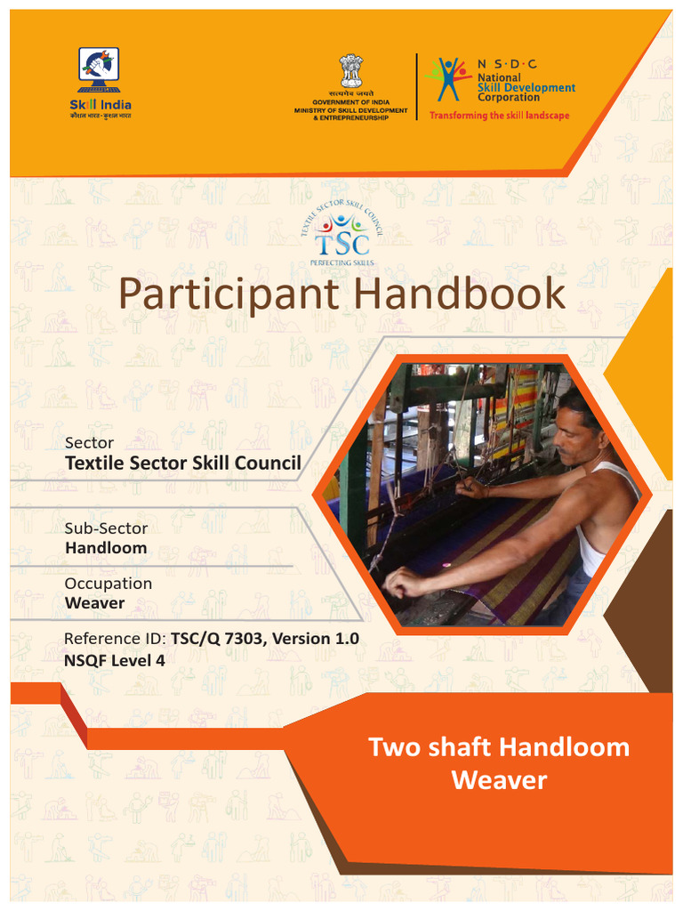 Two Shaft Handloom Weaver Handbook | PDF | Loom | Weaving