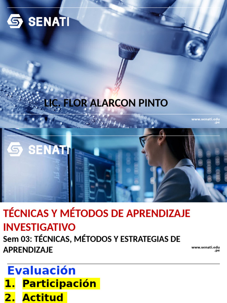 Sesión 03 Técnicas, Métodos y Estrategias de Aprendizaje Investigativo | PDF | Aprendizaje ...