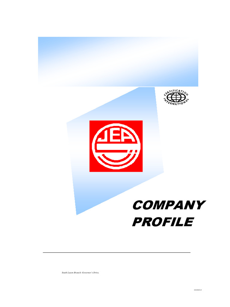 JEA Steel Industries, Inc. Profile | PDF | Philippines | Luzon
