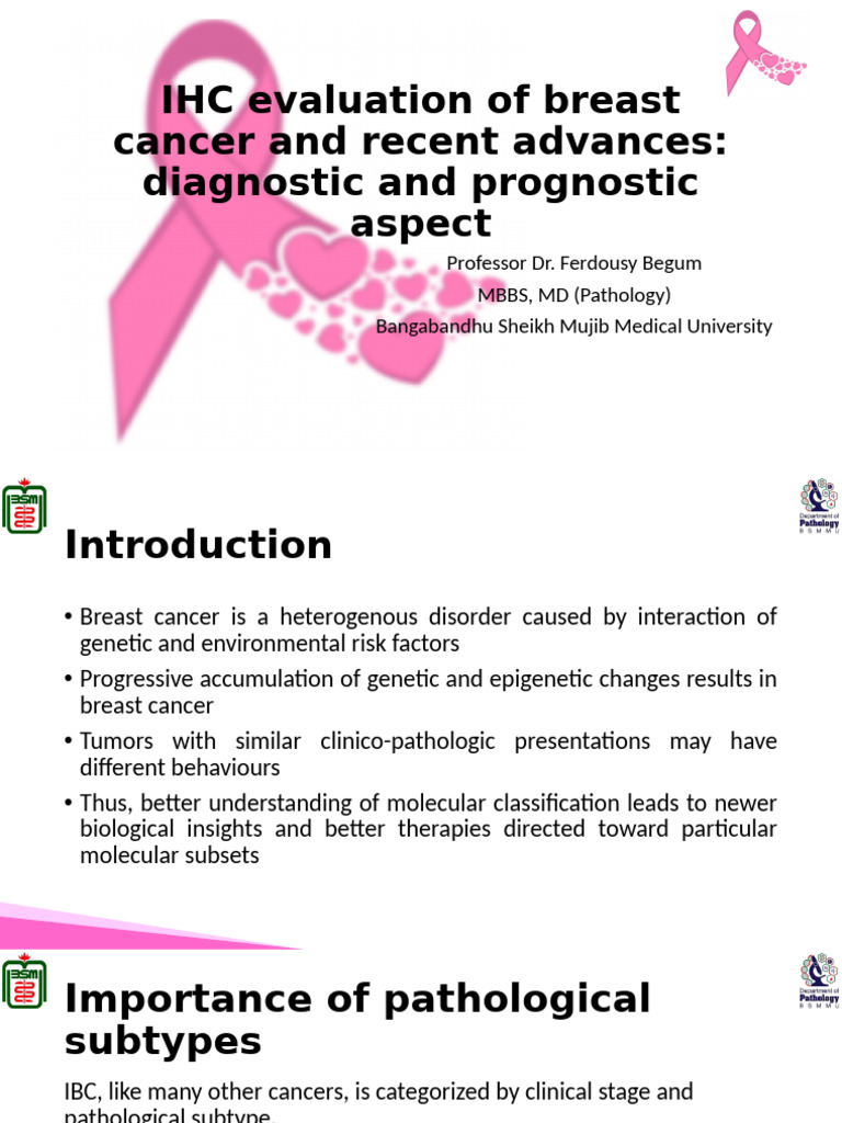IHC Evaluation of Breast Cancer and Recent Advances - Diagnostic and ...