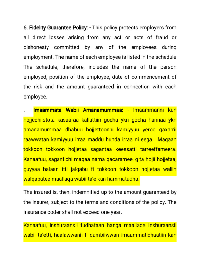 Fidelity Gua Chala Group | PDF