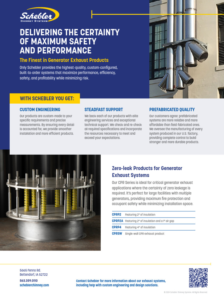 Custom Generator Exhaust Solutions | PDF